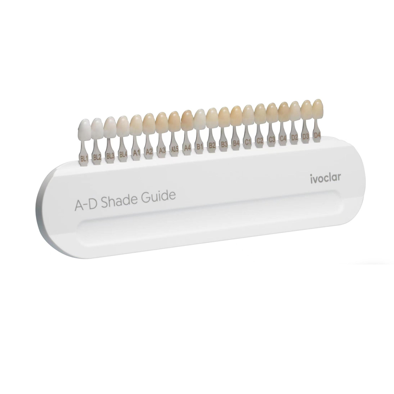 义获嘉/Ivoclar Vivadent 20色比色板 A-D Shade Guide 20色+基牙比色板/套 A-D20比色板/块+基牙比色 ...