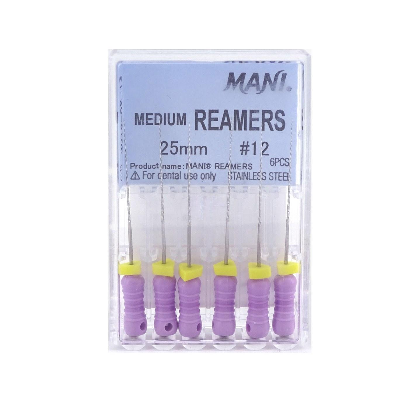 马尼/MANI MEDIUM REAMERS 中间号 R锉/根管扩大针 6支/板 25mm #32-牙医帮